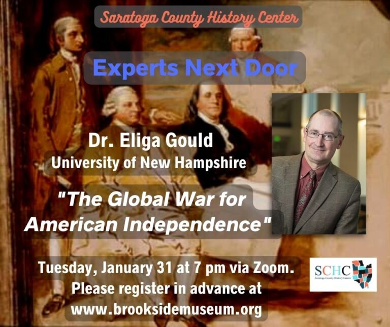 The Global War for American Independence – Experts Next Door - Saratoga ...