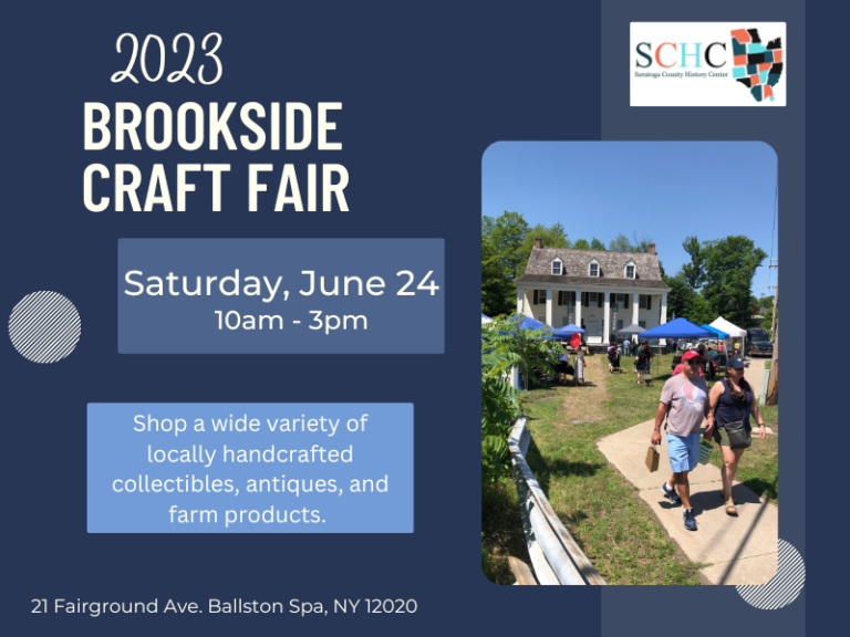 2023 Brookside Craft Fair - Saratoga County History Center