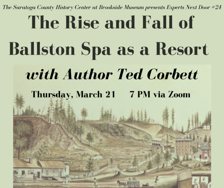“The Rise and Fall of Ballston Spa as a Resort” - Saratoga County ...