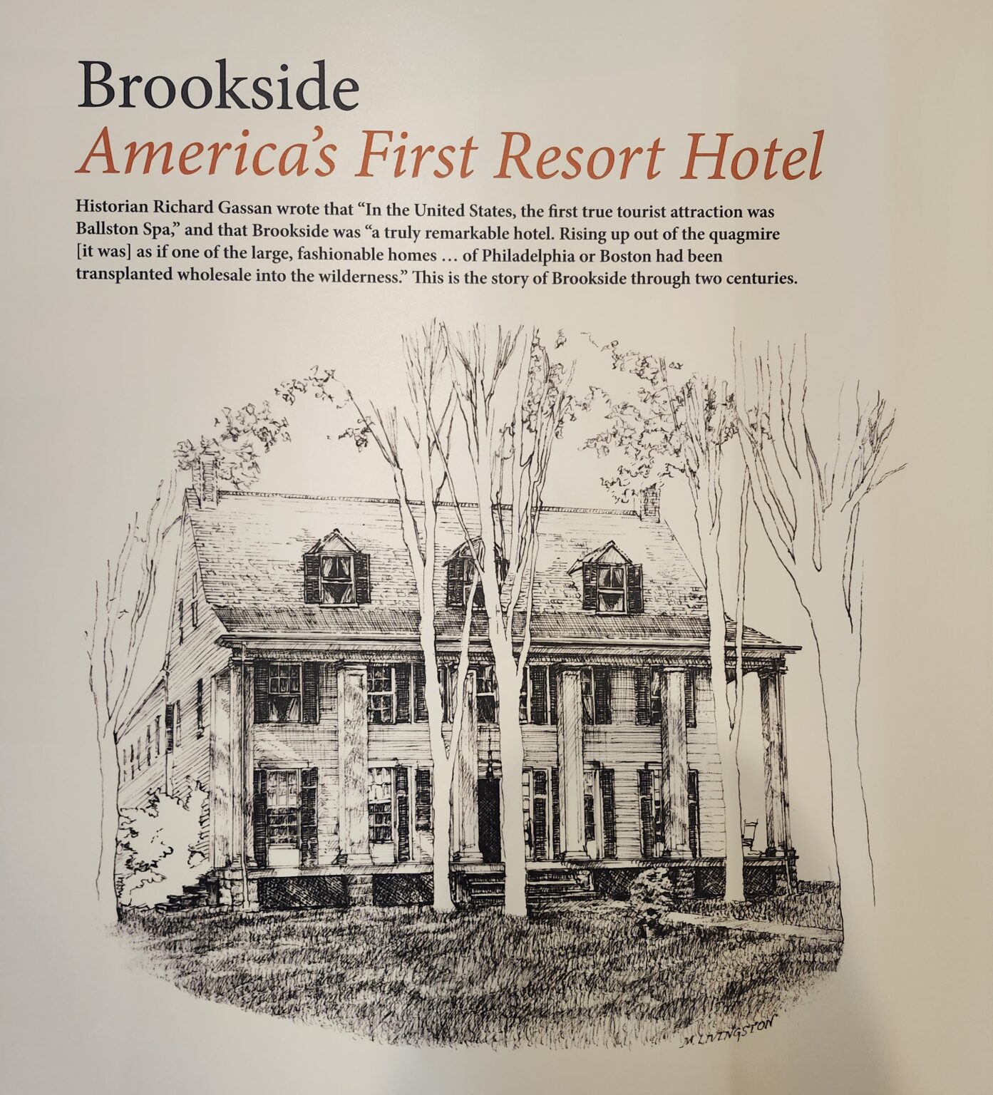 Brookside: America's First Resort Hotel - Saratoga County History Center