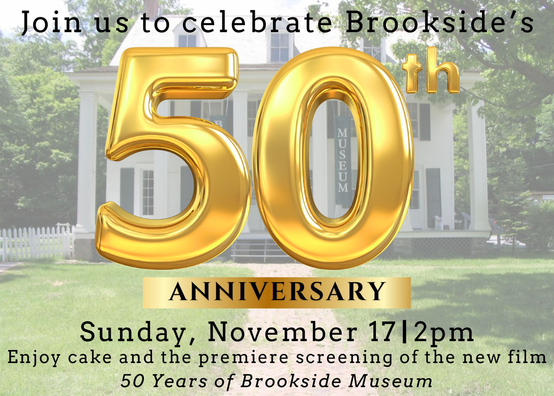 Celebrating 50 Years of Brookside Museum - Saratoga County History Center