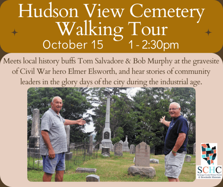 Hudson View Cemetery Walking Tour - Saratoga County History Center